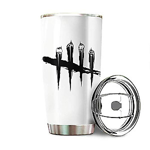 Dead By Daylight Logo Black Stainless Steel Tumbler 20oz & 30oz Travel Mug