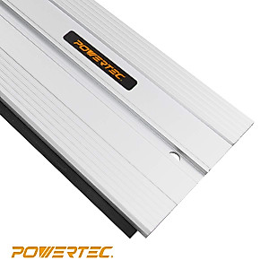 POWERTEC 71572 55" Track Saw Guide Rail for Bosch Track Saw | Extruded Aluminum | Replacement for Bosch Track Saw Track | 1 Pack