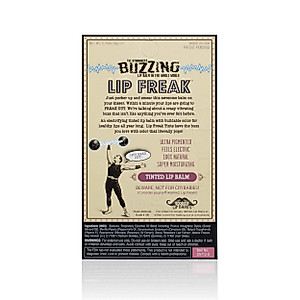 Doctor Lip Bang's BUZZING Lip Balm | Lip Freak| 100% All Natural | Cruelty Free | Tinted | Nude Attitude