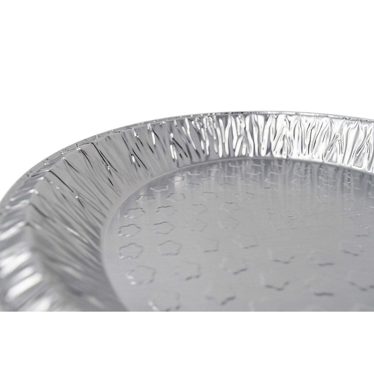 Fig & Leaf (60 Pack) Premium 9-Inch Pie Pans l Disposable Aluminum Foil l Heavy-Duty l Tin Plates for Tart Quiche Pies