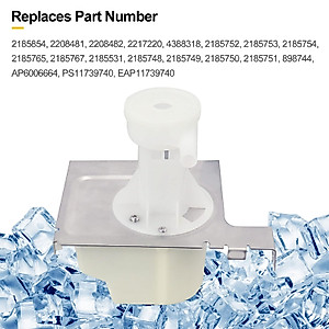 ZATUX 2217220 Ice Maker Circulation Pump Assembly Compatible with Whirl-Pool G-E Replaces Water Pump WP2217220 2185531 AP6006664 PS11739740 WR57X10028