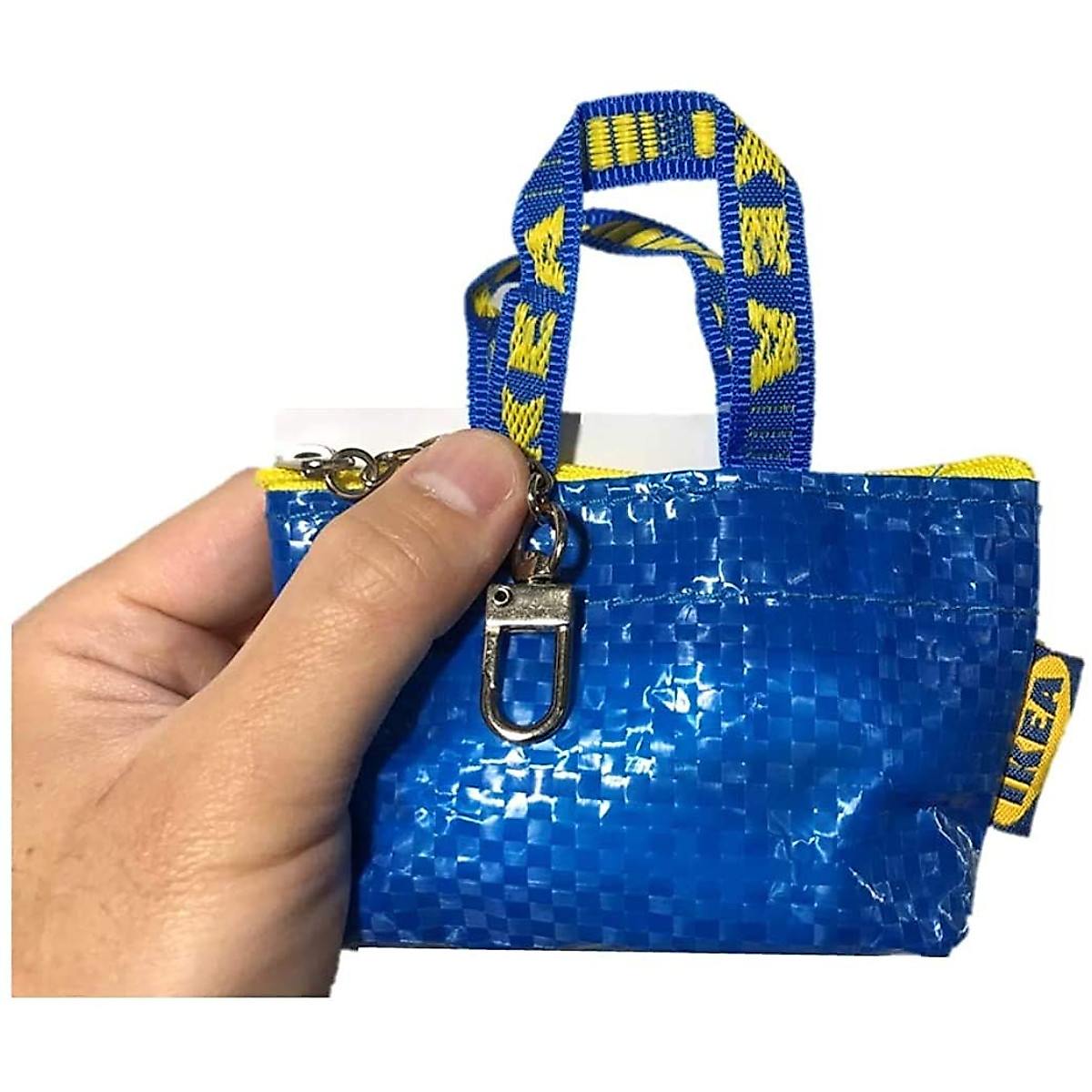 IKEA Key & Coin Purse KNOLIG Bag Small Blue with One Zipper Bag (1 set)