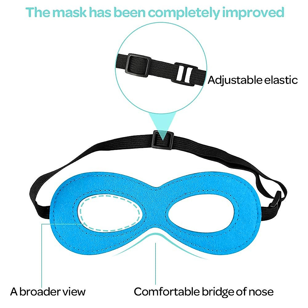 AIMIKE Superhero Capes and Masks, DIY Dress Up Capes and Masks Set, 4 Packs with Stickers