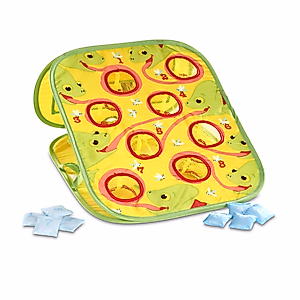 Melissa & Doug Verdie Chameleon Beanbag Toss (Two Challenging Games, 8 Pieces, Frustration-Free Packaging, Great Gift for Girls and Boys - Best for 4, 5 and 6 Year Olds)