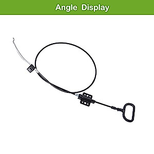 Podoy Recliner Cable Replacement for Sofa Chair Universal 44.5" with Release Pull Handle Adjust Cable D-Ring