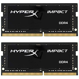 Kingston Technology HyperX Impact 32GB 3200MHz DDR4 CL20 SODIMM (Kit of 2) Memory HX432S20IBK2/32