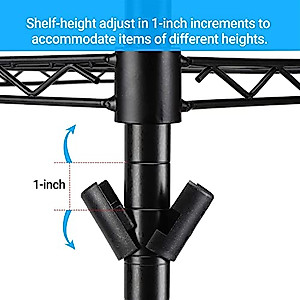 Heavy-Duty Sorting Hamper Commercial Grade Clothes Rack for Bathroom, Kitchen, Bedroom, Living Room, Office, etc 110.23lb Capacity Shelf 35.43 x 17.72 x 73.23 (L x W x H)