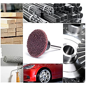 S SATC 46PCS Sanding Discs 2 Inch Roll Lock Quick Change Discs 1pcs 1/4'' Holder Surface Conditioning Discs Fine Medium Coarse for Die Grinder Surface Strip Grind Polish Burr Finish Rust Paint Removal