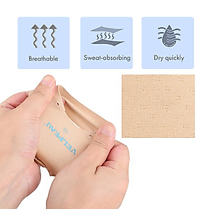 Velpeau Elastic Thumb Support Brace Layer (2 PCS) - Soft Thumb Compression Sleeve Protector for Relieving Pain, Arthritis, Joint Pain, Tendonitis, Sprains, Sports (Medium)