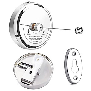 Retractable Clothesline Adjustable Laundry String Line SUS304 Stainless Steel Clothes Dryer Hotel Style Heavy Duty Clothes Line Dryer