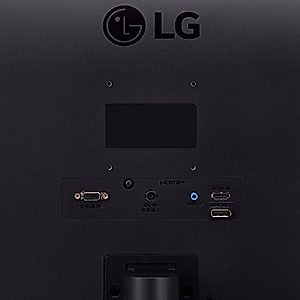 LG 24MP60G-B 24" Full HD (1920 x 1080) IPS Monitor with AMD FreeSync and 1ms MBR Response Time, and 3-Side Virtually Borderless Design - Black