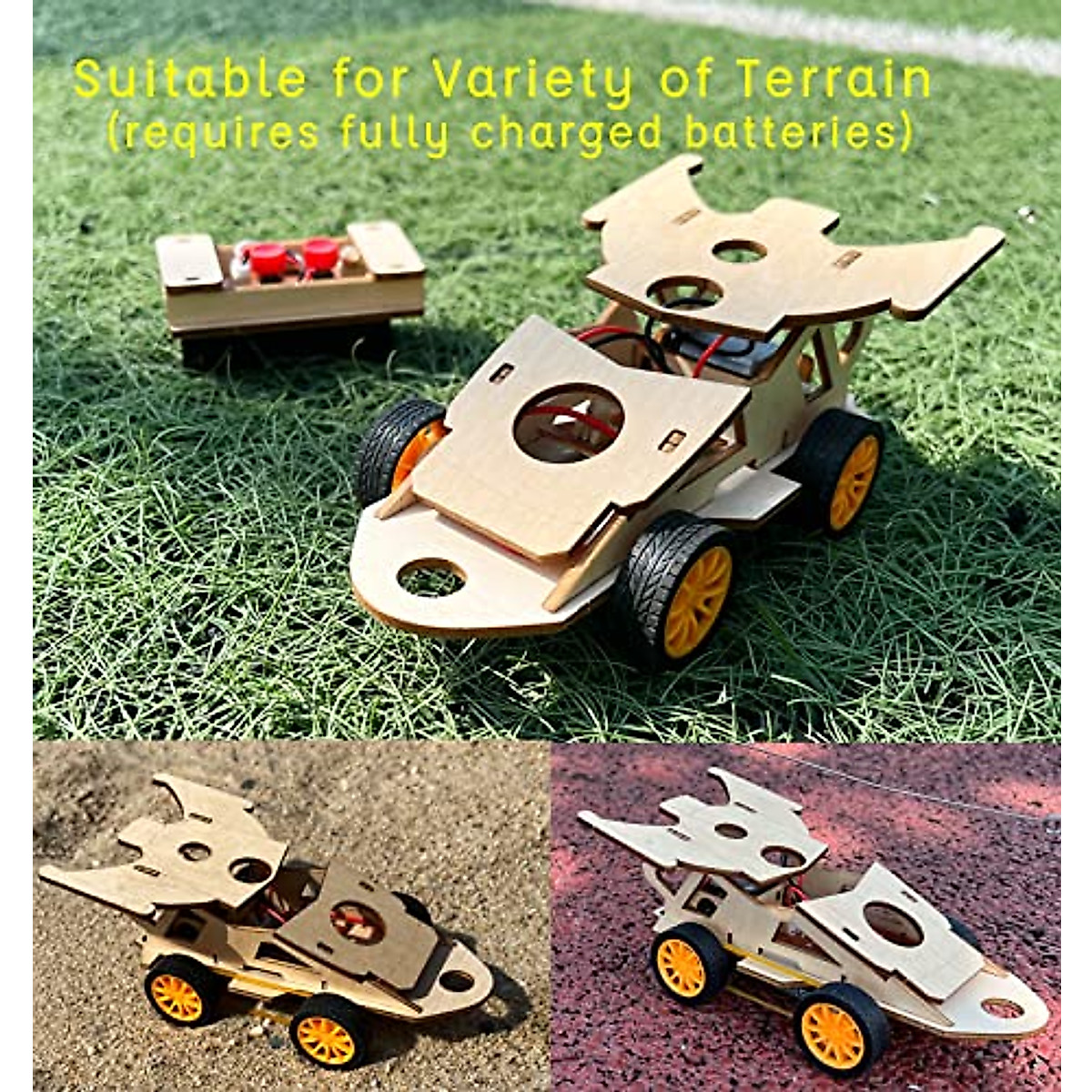 STEM Projects for Kids Age 8-12, Science Kits for Boys, Solar Remote Control 3D Puzzle Gifts for 8-14 Year Old Teen Boys Girls, 2 Set Model Car Building Experiments for Teenage Ages 9 10 11 12