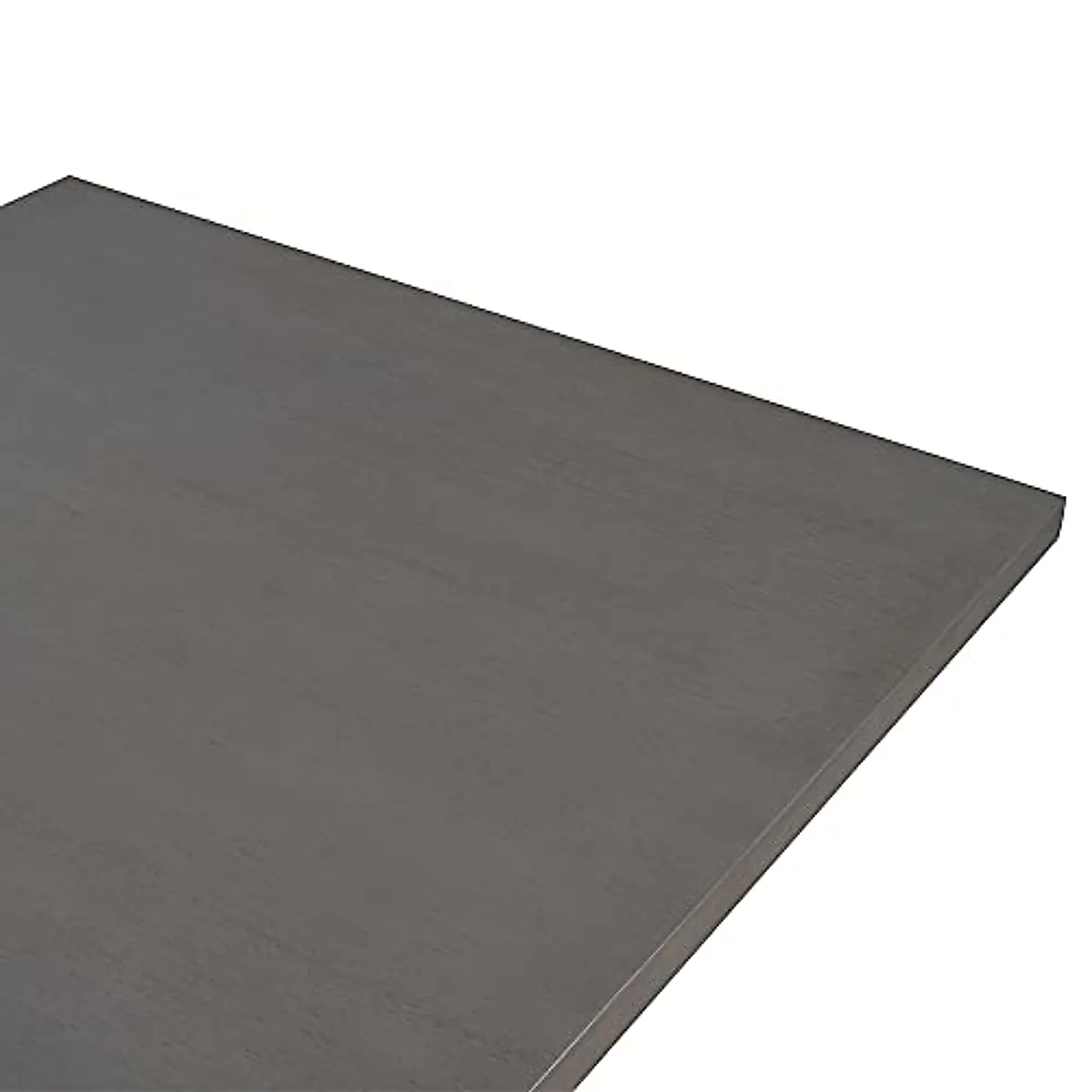 FANYE 5-Piece Counter Height Kitchen & Dining Room Dinette Furniture Sets Include Wooden Square Table with Bottom Storage Shelves and 4 Upholstered Back Chairs for 4 Persons Family Meal,Gray, Grey