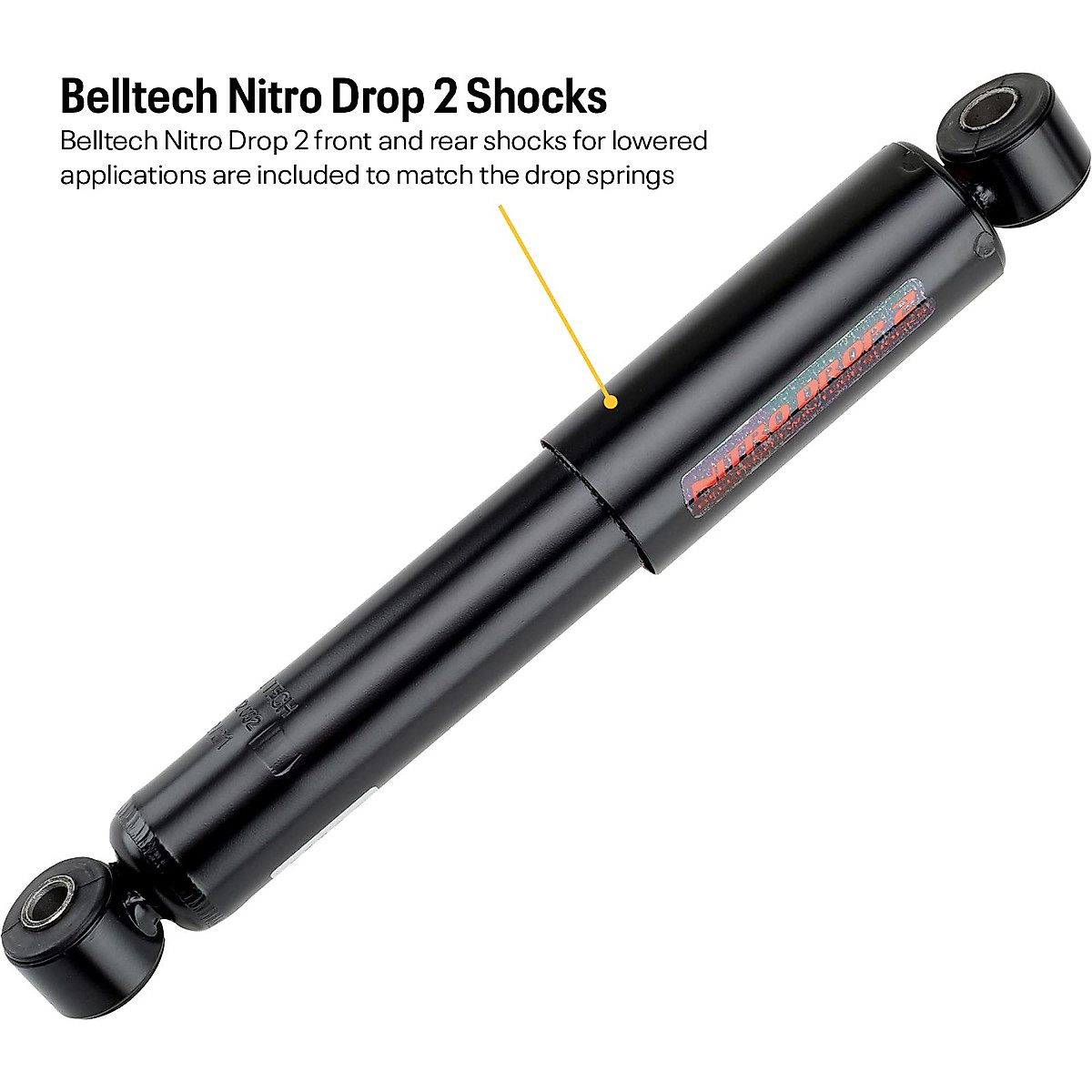 1963-1972 C10 3 Inch Front and 5 Inch Rear Drop Lowering Kit with Shocks - Improve Stance and Ride Quality, Fits 6 Cylinder and V8 Trucks, Black Powder Coated Springs