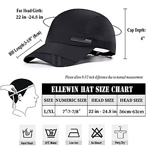 Baseball Cap Quick Dry Mesh Back Cooling Sun Hats Sports Caps for Golf Cycling Running Fishing