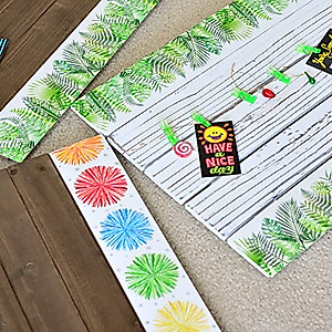 Youngever 52.5 ft Bulletin Board Borders for Classroom Decoration, Sunburst Design