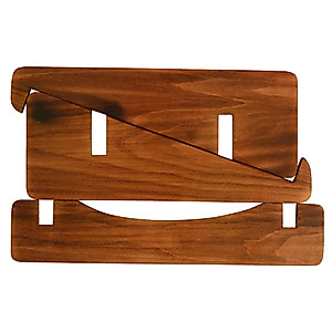 ABHANDICRAFTS Year END Sale - Wooden Laptop Stand Portable Foldable Laptop Holder for MacBook, Computer Desktop Organizer Suitable for All Laptops Sized