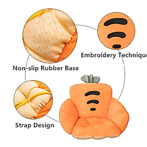 WUYU Cushion Tummy Time & Seated Support on Office Plush Vegetable Sofa Animal Sitting Comfortable Fruit Chairs Lazy Butt (Strawberry)