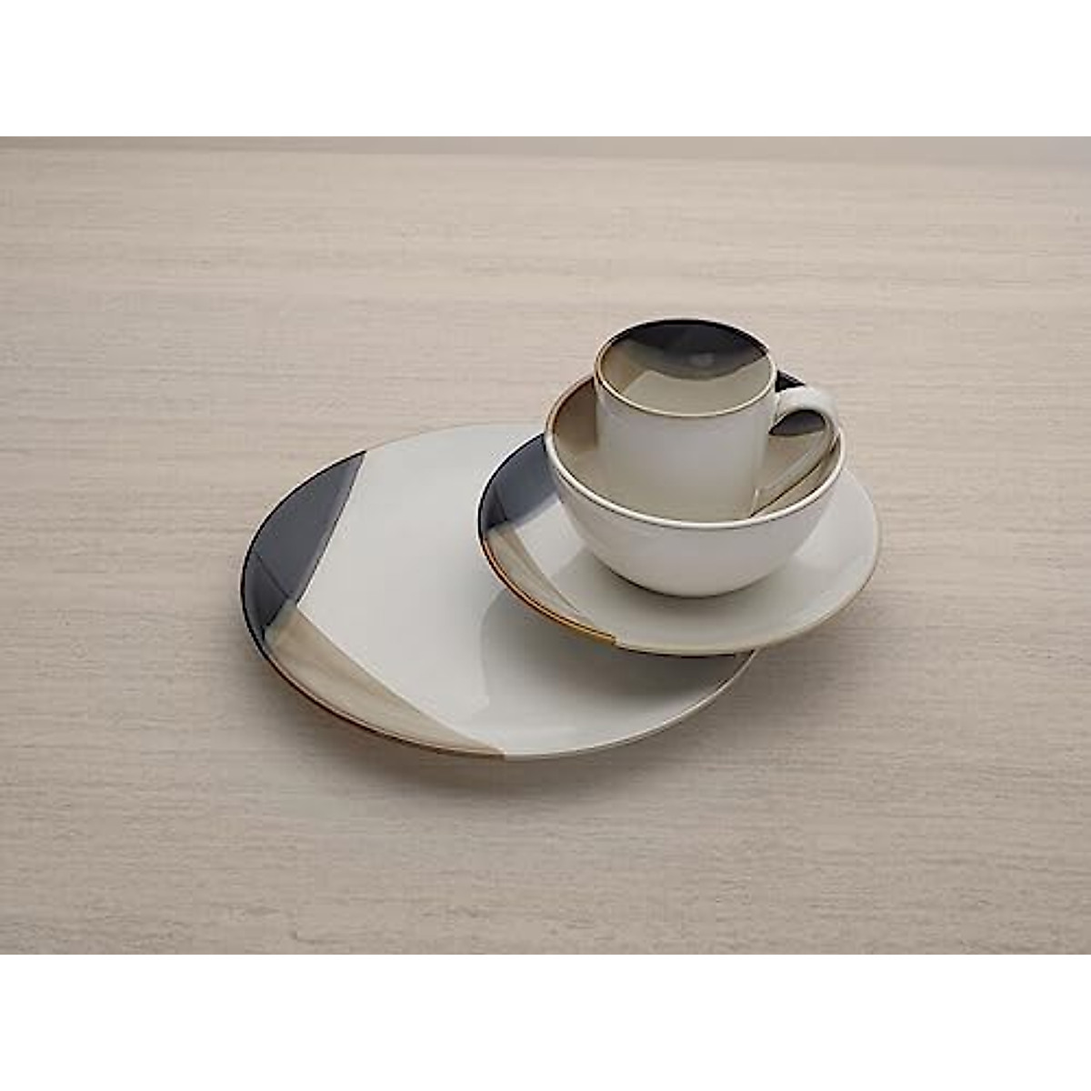 Gourmet Basics by Mikasa Caden 16-Piece Dinnerware Set, Service for 4 - ,Assorted