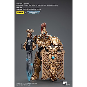 JoyToy Warhammer 40K: Adeptus Custodes Custodian Guard with Praesidium Shield 1:18