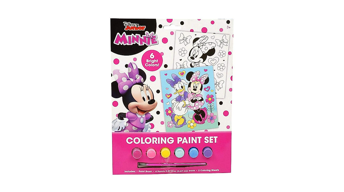 Minnie Mouse Coloring Paint Set for Kids - Fun Art Activity