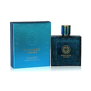 Vintage Heroes, Fragrance for Men by Secret Plus, 3.4 Oz - 100 ml / Eau De Parfum Natural Spray Vaporizateur
