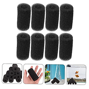 Mipcase 32 Pcs Filter Cotton Biochemical Water Filter Pool Scrubber Pre Filter Sponge Aquarium Filter Protector Pool Sweep Aquarium Filter Sponge Pool Pad Fish Front 304 Network Tank