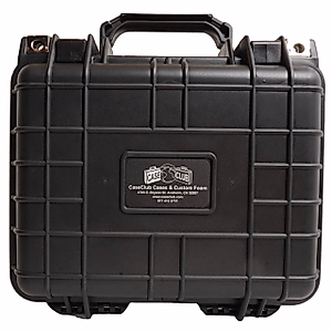 Case Club Case to fit Glock 19 & 4 Magazines. Pre-Cut, Heavy Duty, Waterproof (Accommodates Optics, Under Barrel attachments & Speed Loader)