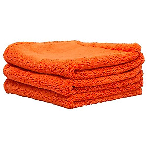 303 Premium Microfiber Towels - Automotive Detailing - Ultra Plush - Super Absorbent - Edgeless Design - Scratch Free - Multi-Purpose, 30901 (3 Count)