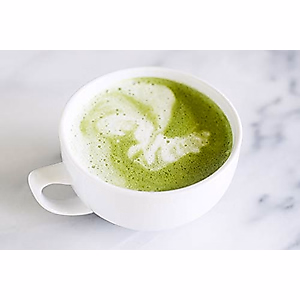 Sweet Matcha Latte Green Tea Powder Japanese Mix 12oz with Electric Milk Frother