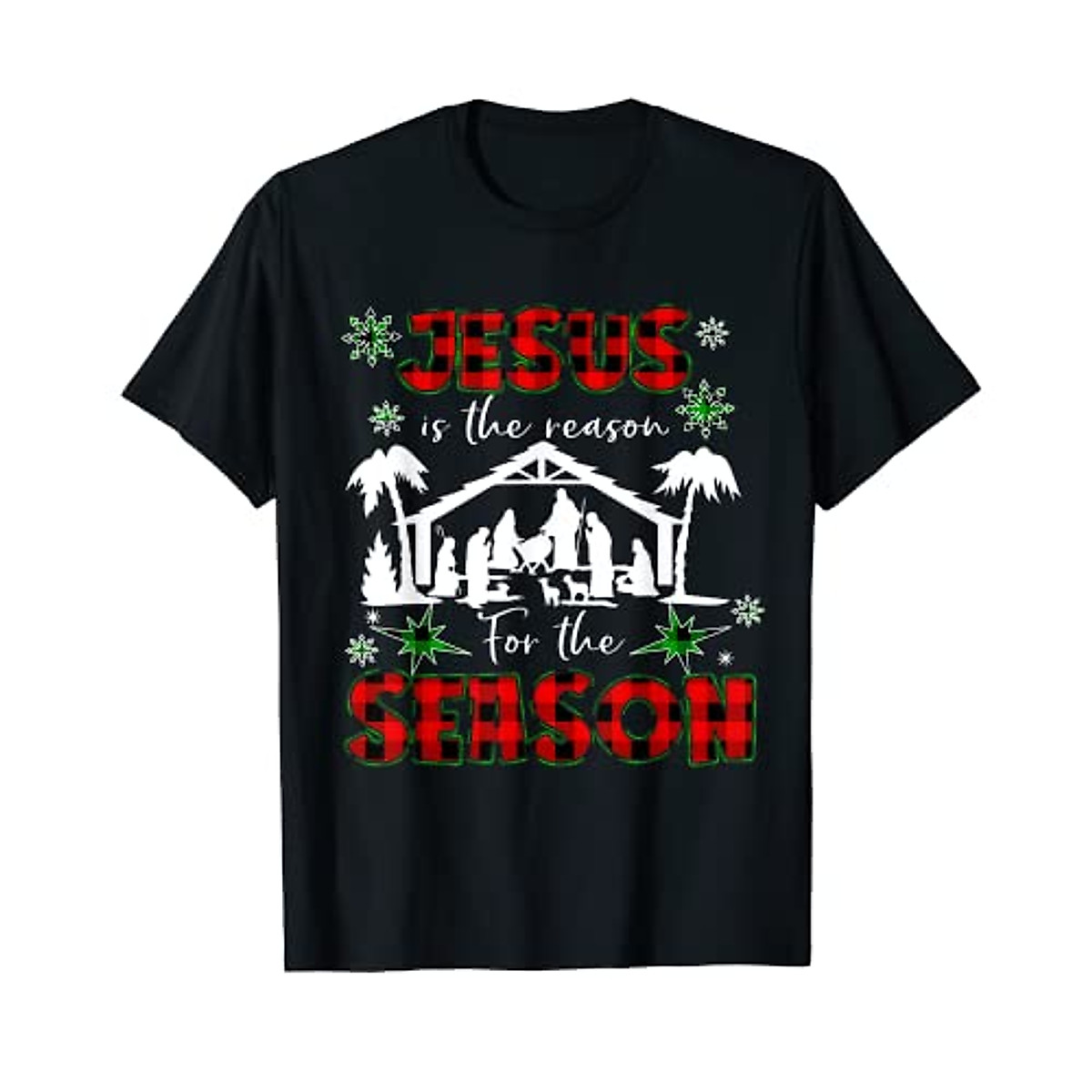 Christian Jesus The Reason Christmas Stocking Stuffer Gifts T-Shirt