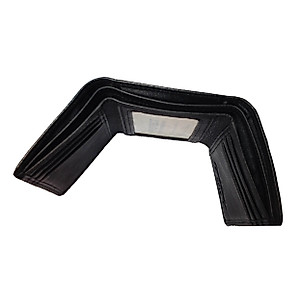 Osgoode Marley Cashmere RFID Blocking Mens Tri-Fold Leather Wallet (One Size, Black)