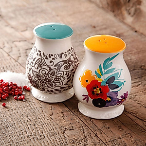 The Pioneer Woman Flea Market Decorated Salt and Pepper Shaker