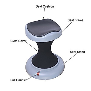 Fotolux EZ Hula Exercise Chair, Black Base