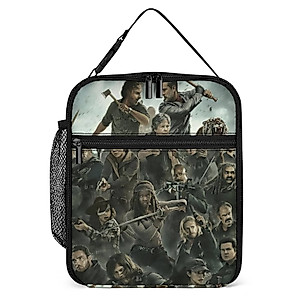 Waterproof Durable Insulation Lunch Bags The Apocalyptic Walking Horror Drama Dead Lunch Bag Fruit Bags Storage Bag for Beach Lunch Box Storage Organizer