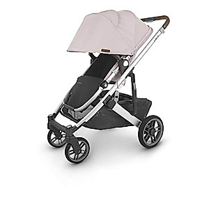 UPPAbaby Cruz V2 Stroller - Alice (Dusty Pink/Silver/Saddle Leather) + Mesa Infant Car Seat - Jake (Black)