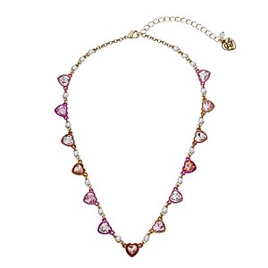 Betsey Johnson Heart Collar Necklace
