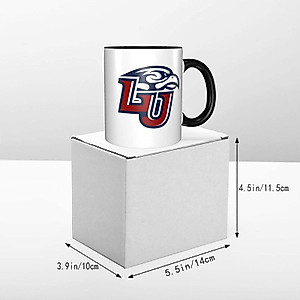 FASEDATE Liberty University-Logo Large Ceramic Coffee Mug, Big Tea Cup For Office And Home,Reusable Cup For Coffee Or Tea | On-The-Go | Portable., One Size