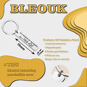 Ted Coach Keychain Lasso Tv Show Fans Gift Soccer Coach Gift Ted Laso Lover Gift (BE A TED)