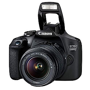 Canon EOS 1500D (Rebel T7) DSLR Camera with 18-55mm Lens Bundle + Premium Accessory Bundle Including 64GB Memory, Filters, Photo/Video Software Package, Shoulder Bag & More