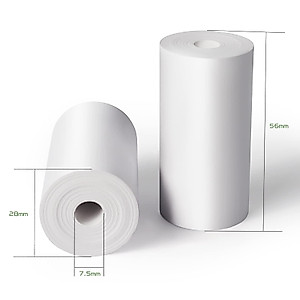 3 Rolls Refill Print Paper for Barchrons Instant Print Camera, Zero Ink Thermal Paper, Print Paper TP57A