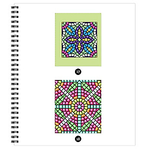 Brain Games - Sticker by Number: Mosaic (20 Complex Images to Sticker)