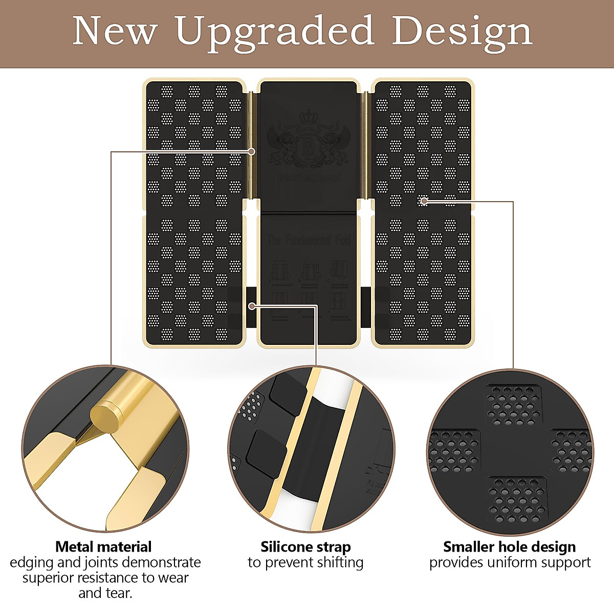 BoxLegend Shirt Folder V7 Metal for Wear Resistance Clothes Folding Board Storage Tshirt Folder Board Metal Edging and Joints Laundry Folding Board Black