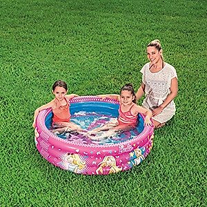 Bestway Barbie Children's 3-Ring Paddling Pool
