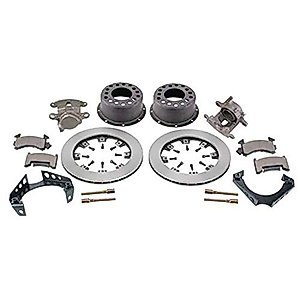 Drum to Disc Brakes Conversion Kit, Weld-On Rear Disc Brake Conversion Kit, 1969-77 GM Caliper, 3 Inch Backspace, Rear Drum Brake Conversion Kit with Rear Brake Caliper