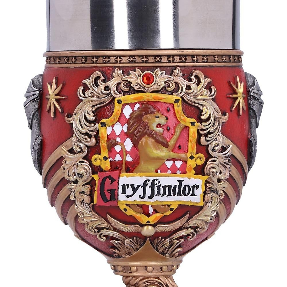 Nemesis Now Harry Potter Goblet, Hand Painted Harry Potter Collectible Chalice, Wizarding Wrold Cup, Ideal Gift for Potterheads - Gryffindor