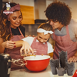 Katbite Tulip Cupcake Liners 200PCS Multicolor and Coffee & Muffin Baking Cupcake Liners Holders Baking Cups, Cupcake Wrapper for Party, Wedding, Birthday, Cupcake Liners