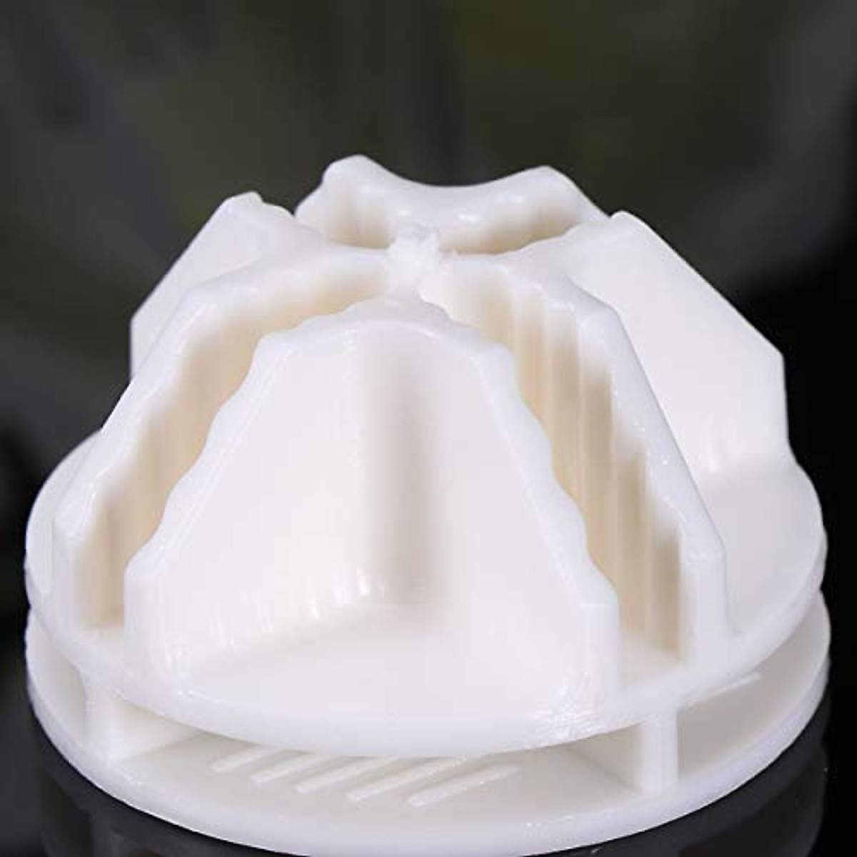 OUNONA 20 Pcs Small Grid Cube Connector Plastic Connectors for Wire Cube Storage Shelving (White)