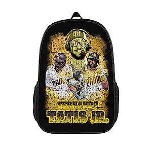 Fernando Tatis Jr Retro Ej8 Student school bag school cycling leisure travel camping outdoor backpack 17inch