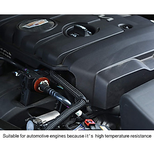 100ft - 1/2 inch PET Expandable Braided Sleeving – Black – Alex Tech Braided Cable Sleeve